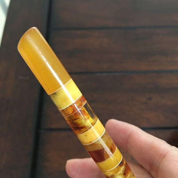 Vintage | Other | Antique Genuine Baltic Amber Pen | Poshmark